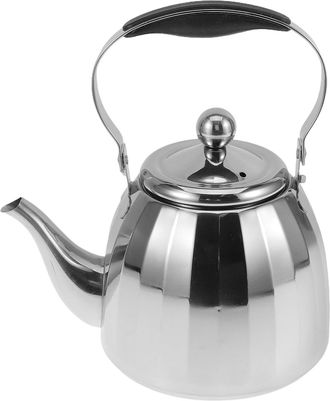 Amosfun Edelstahl-teekanne Mit Griff Und Integriertem Sieb F&uuml;r Teezubereitung F&uuml;r Camping Und Haushalt Schnelles Aufkochen Mit Dickem Boden