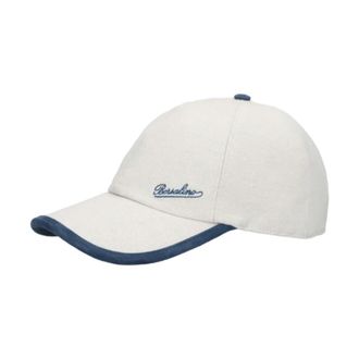 Borsalino Femme, Accessoires, Blanc, Taille: L Casquette Golfer