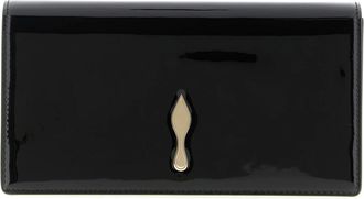 Christian Louboutin Femme, Accessoires, Noir, Taille: ONE Size Bettina Patent Calf Leather Clutch