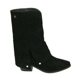 Babouche Lifestyle Westlicher Stil schwarzer Wildlederstiefel - - Shoes - Damen - Schwarzk - 36 EU
