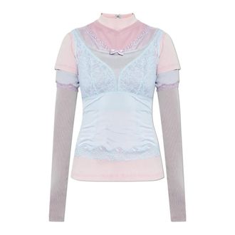 Balenciaga Layered Top - - Tops - Damen - Mehrfarbig - S