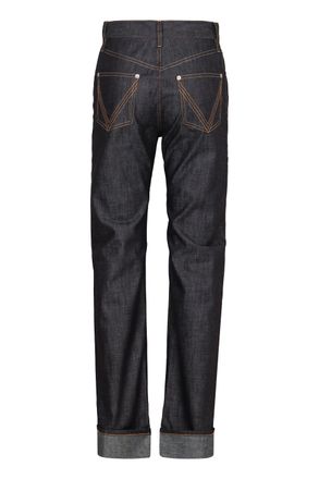Bottega Veneta Womens 5-Pocket Straight-Leg Jeans Denim Cotton