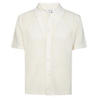 Maison Kitsun&eacute; Camicia Mm In Maglia - - Knitwear - Herren - Wei&szlig; - M