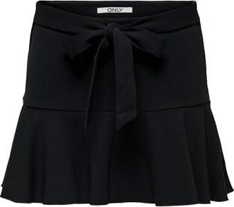 Only Onlpoptrash MW Life Skate Skirt PNT Jupe, Noir, L Femmes