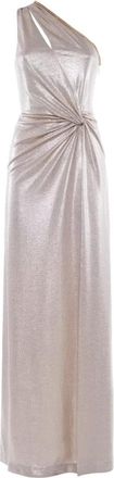 Nenette Femme, Robes, Beige, Taille: 38 FR Metallic Fluid Gown