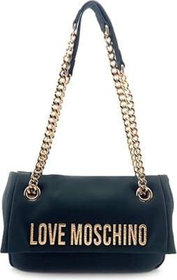 Moschino Sac Love Crossover vert hammered logo B26MO106 JC4308PP0NKD085A Taille du sac: Moyenne