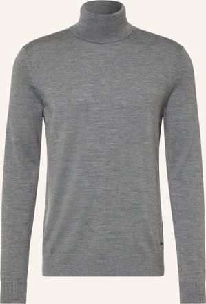 Joop Rollkragenpullover Donte Aus Merinowolle grau