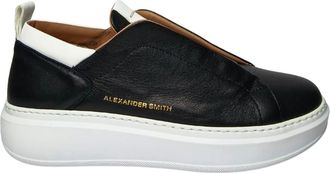 Alexander Smith Homme, Chaussures, Noir, Taille: 41 EU Leather Baskets