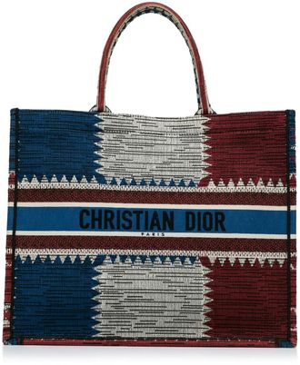 Dior Shopper - Large French Flag Book Tote - Gr. unisize - in Blau - f&uuml;r Damen