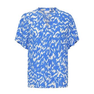 Saint Tropez Blaue Naturstriche Top - - Blouses & Shirts - Damen - Blau - XS