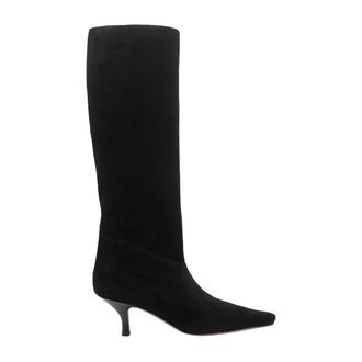 PARIS TEXAS Bottes en daim Rose - Femme - Chaussures - Noir - Taille: 39 EU