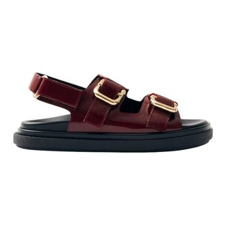 Alohas Harper Leder Sandalen - - Shoes - Damen - Rot - 38 EU