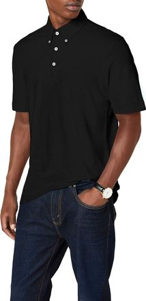 James & Nicholson Herren Poloshirt Poloshirt Mens Plain schwarz (black/black-white) XXX-Large