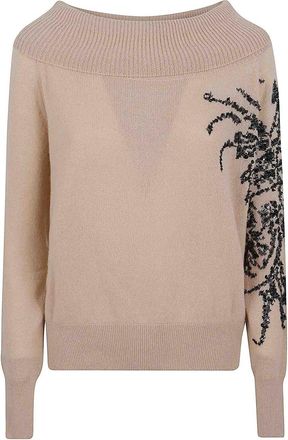 Ermanno Scervino Pull Col Rond - Noir