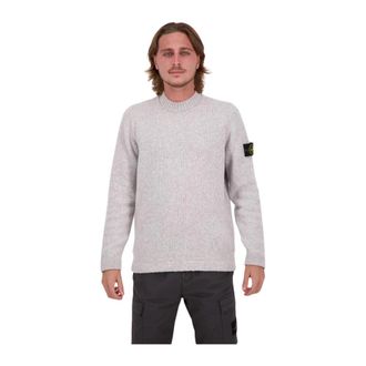 Stone Island Pull Col Rond - - Knitwear - Herren - Grau - XL