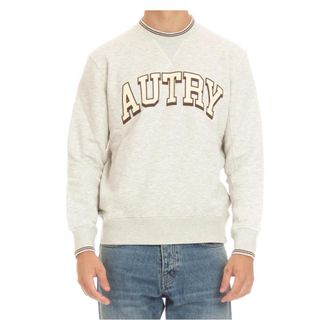 Autry Grauer Pullover mit Kontrastdetails - - Sweatshirts & Hoodies - Herren - Grau - S