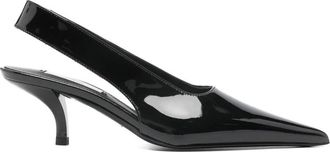Toteme Femme, Chaussures, Noir, Taille: 40 EU Classic Leather Slingback