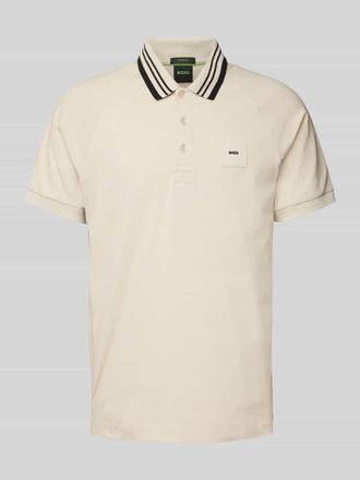 HUGO BOSS Regular Fit Poloshirt mit Label-Badge Modell Paddy