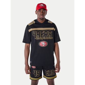 New Era New Era T-Shirt Saf49E Mesh Graphic Jersey 60596390 Schwarz Regular Fit