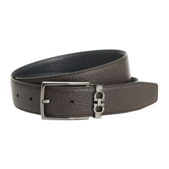 Ferragamo Doppelt verstellbarer G&uuml;rtel - - Accessories - Herren - Braun - 100 CM