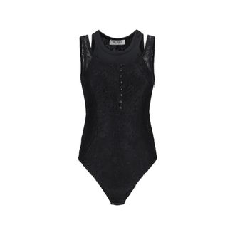 The Attico Layered Tank Top - - Tops - Damen - Schwarzk - S