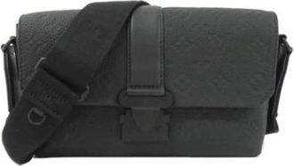 Louis Vuitton Sac bandouli&egrave;re vintage doccasion - Femme - Pre-owned - Noir - Taille: ONE Size