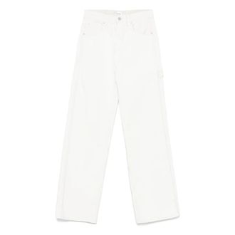 Haikure Damenhose mit verstecktem Rei&szlig;verschluss und f&uuml;nf Taschen - - Jeans - Damen - Wei&szlig; - W25