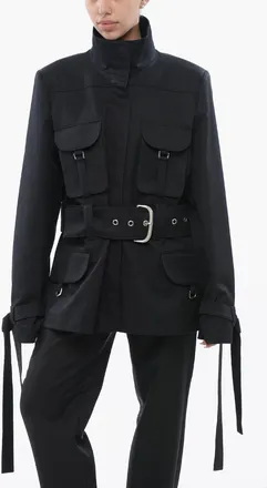 Off-white Utility-Jacke BELT FIELD aus Baumwolle Off-White