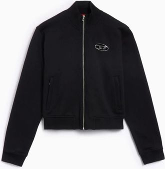 Diesel Femme, Sweatshirts et sweats &agrave; capuche, Noir, Taille: 40 FR F-Flacin Zip-up SweaT-shirt