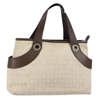 Bulgari Pre-owned Canvas Handtasche - - Pre-owned - Damen - Beige - ONE SIZE