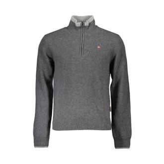 Napapijri Grigio Tessuto Sweater - - Knitwear - Herren - Grau - 2XL