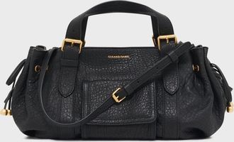 Gerard Darel Sac &agrave; main en cuir - 18H - Noir