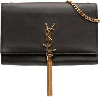 Saint Laurent Pre-owned Sac bandouli&egrave;re The Kate - Femme - Pre-owned - Noir - Taille: ONE Size