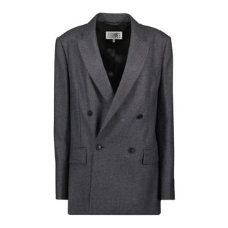 Maison Margiela Grauer Wollblazer Herbst-Winter Kollektion - - Jackets - Damen - Grau - S