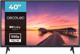 Cecotec Tv - Fernseher led de 40 Zoll mit Full hd Aufl&ouml;sung - 0 Serie 0040. Dolby System, DVBT/T2/C/S/S2 Tuner, 16W Lautsprecher, hdmi x 3 und usb x 2
