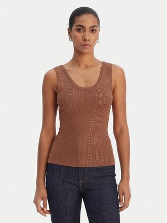 Fracomina Top FR26ST4005K524R9 Braun Slim Fit