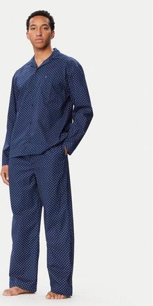 Tommy Hilfiger Pyjama UM0UM04026 Dunkelblau Relaxed Fit