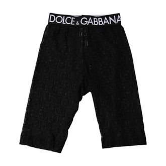 Dolce & Gabbana Femme, Sous-v&ecirc;tements, Noir, Taille: 38 FR Shorts en dentelle