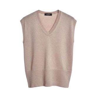 Gran Sasso Femme, Pulls, Rose, Taille: 36 FR 58201 V-neck Tricots