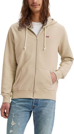 Levi's Herren Original Housemark Hoodie mit Rei&szlig;verschluss Fog Neutrals XL