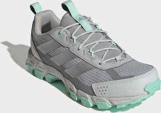 ADIDAS TERREX Wanderschuh ADIDAS TERREX ROCKADIA, Damen, Gr. 38,5, grau (clear mint, grau two, silber metallic), Synthetik, Textil, Schuhe Wanderschuh