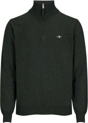GANT Pull col montant zipp&eacute; uni en laine