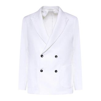 Michael Coal Giacca Doppio Petto MC-Austin - - Jackets - Herren - Wei&szlig; - 3XL