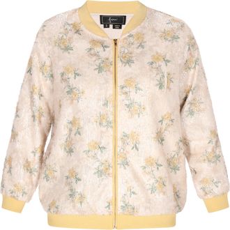 Faina Jacke Frauen cremewei&szlig; gelb