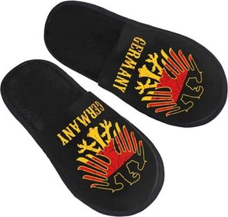 Generic Pantoufle Maison Des Armoiries Allemandes Hiver Pantoufles Antid&eacute;rapantes Chaudes Pantoufles Confortable Hiver Chaussures Chaudes Pour Maison Voyages 