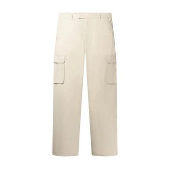 Daily Paper Clothing Relaxte Cargo-Hose aus Leinen - - Trousers - Herren - Beige - L