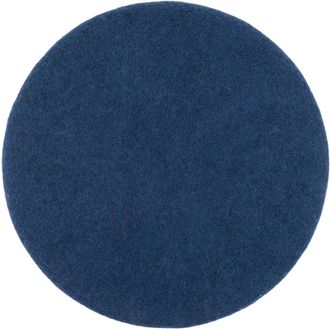 myfelt Flache Filz Sitzauflage, Filz Stuhlauflage - Alva - rund, Ø 36 cm, Dunkelblau