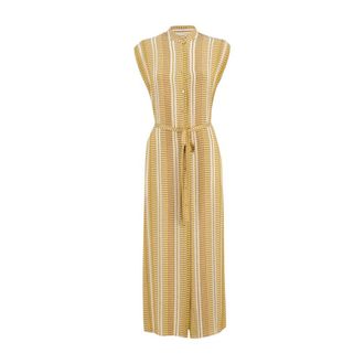 Zeus + Dione Ivory Seidenhemdkleid - - Dresses - Damen - Beige - XS