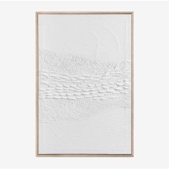Sklum Sklum - Dekoratives Bild mit Gipsrelief (60x90 cm) Usclat Weiss