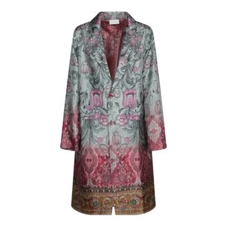 Pierre-Louis Mascia Cialdas Fiori Coat - - Coats - Damen - Mehrfarbig - S